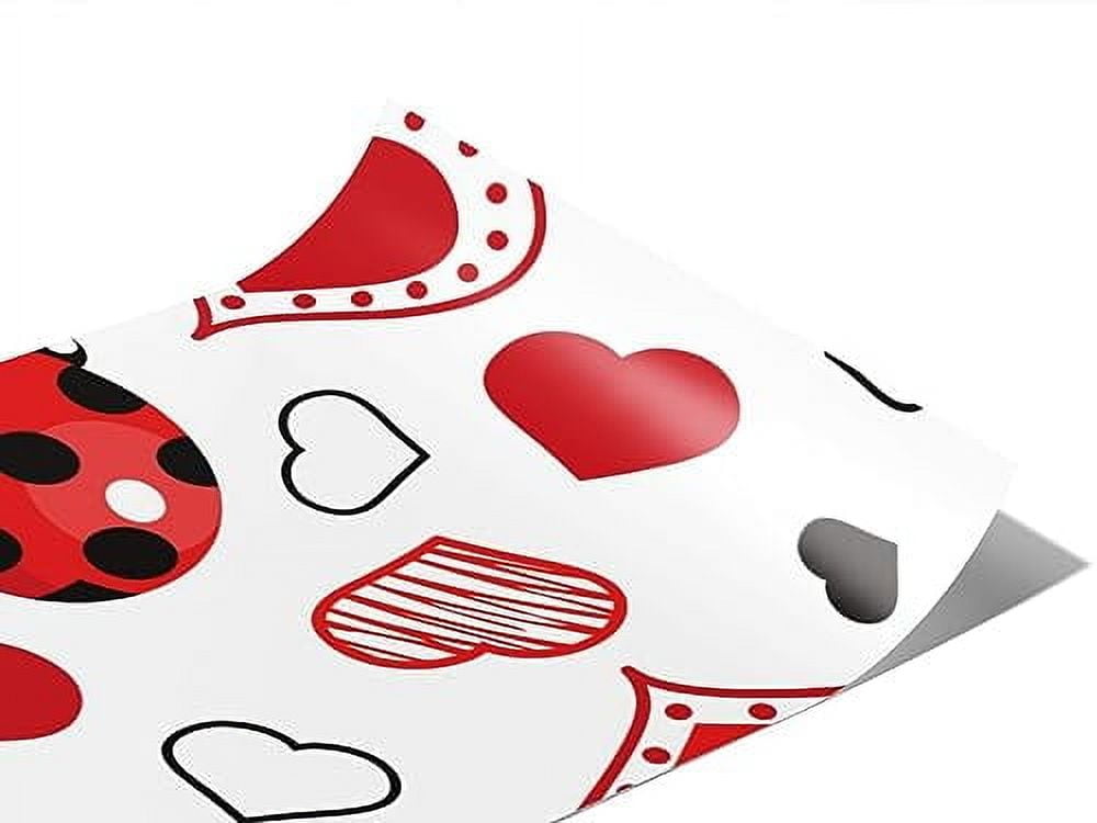 Rwraps Ladybug First Love Gloss Vinyl Film Wrap 59in x 3ft Vinyl ...