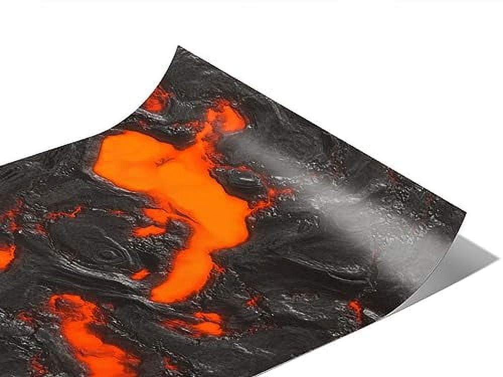 Rwraps Lava Active Fury Matte Vinyl Film Wrap 59in x 10ft Vinyl Vehicle ...