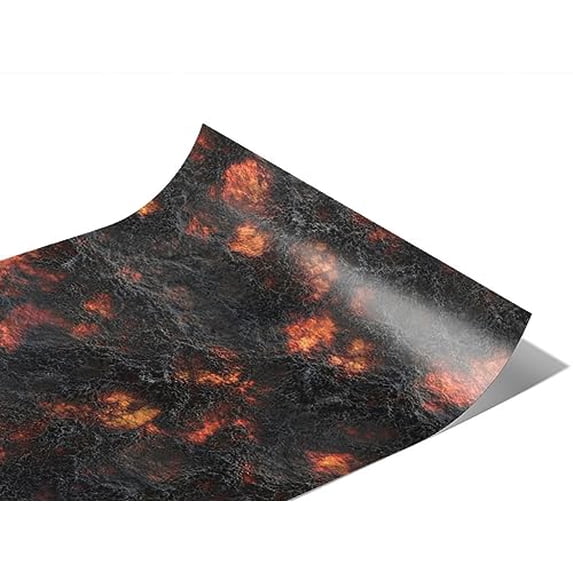 Rwraps Lava Black Smoke Matte Vinyl Film Wrap 59in x 9ft Vinyl Vehicle ...