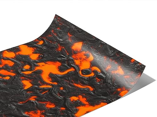 Rwraps Lava Boiling Heat Matte Vinyl Film Wrap 59in x 14ft Vinyl ...