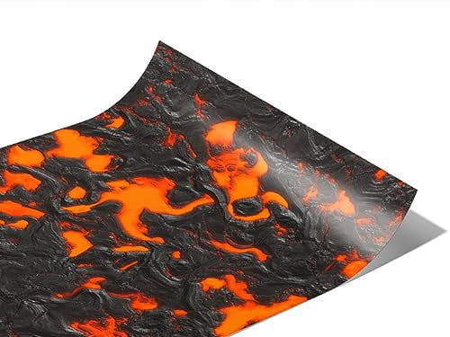 Rwraps Lava Boiling Heat Matte Vinyl Film Wrap 59in x 28ft Vinyl ...