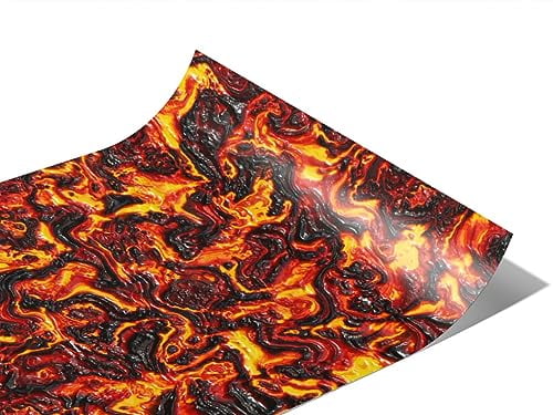 Rwraps Lava Brutal Eruption Matte Vinyl Film Wrap 59in x 20ft Vinyl ...