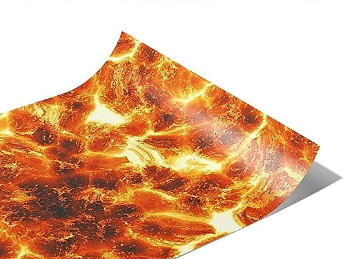Rwraps Lava Fire Fountain Matte Vinyl Film Wrap 59in x 6ft Vinyl ...