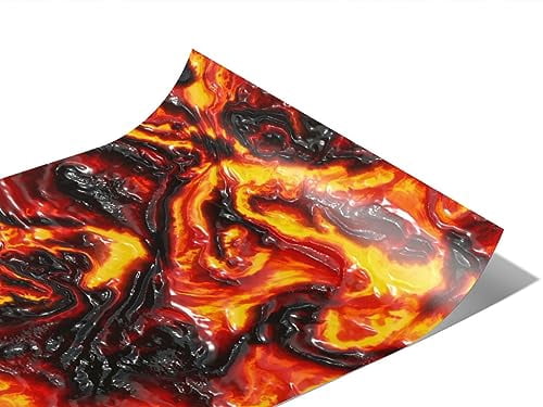Rwraps Lava Forbidden Goo Matte Vinyl Film Wrap 59in x 21ft Vinyl ...
