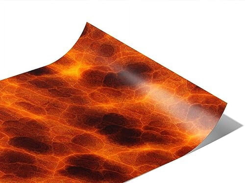 Rwraps Lava Magma Chamber Gloss Vinyl Film Wrap 59in x 4ft Vinyl ...