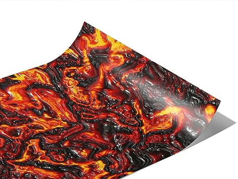 Rwraps Lava Mighty Passion Matte Vinyl Film Wrap 59in x 1ft Vinyl ...