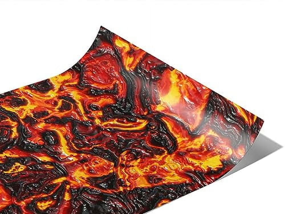 Rwraps Lava Red Liquid Matte Vinyl Film Wrap 59in x 5ft Vinyl Vehicle ...