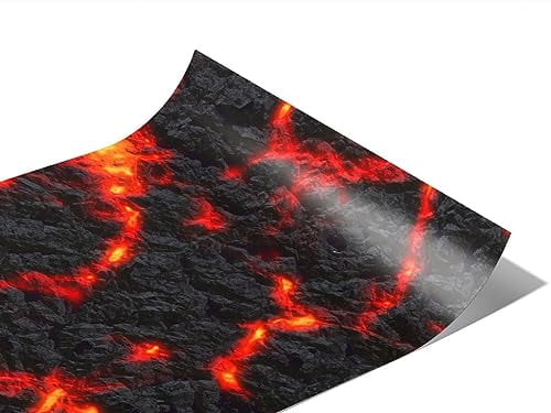 Rwraps Lava Ring of Fire Matte Vinyl Film Wrap 59in x 10ft Vinyl ...