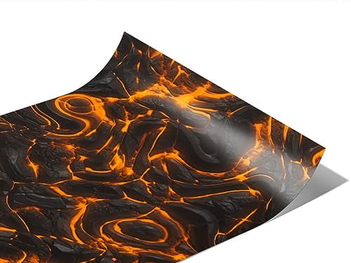 Rwraps Lava Smoldering Mess Matte Vinyl Film Wrap 59in x 22ft Vinyl ...