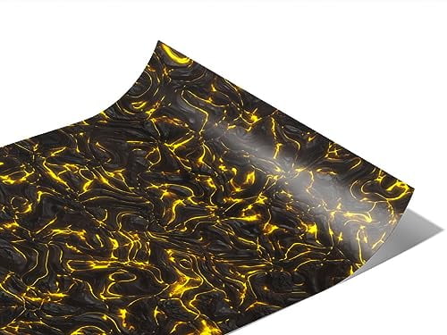 Rwraps Lava Virulent Fire Gloss Vinyl Film Wrap 59in x 20ft Vinyl ...