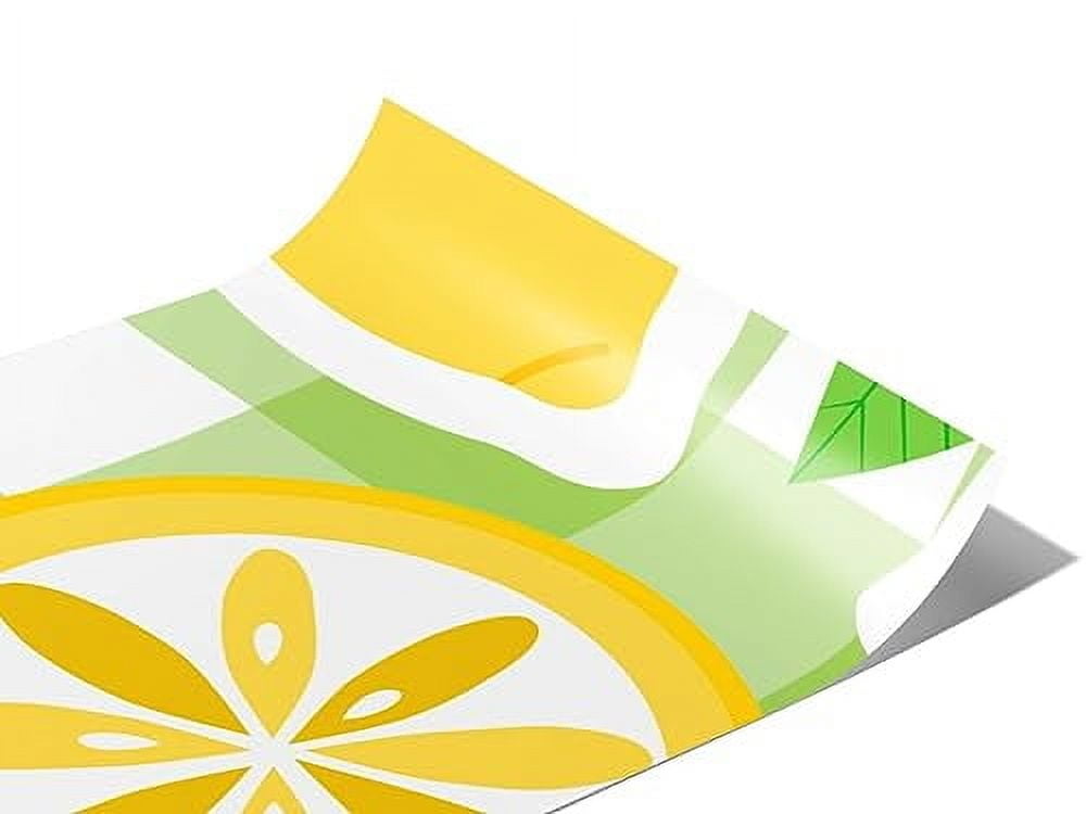 Rwraps Lemon Classic Lemonade Matte Vinyl Film Wrap 59in x 7ft Vinyl ...