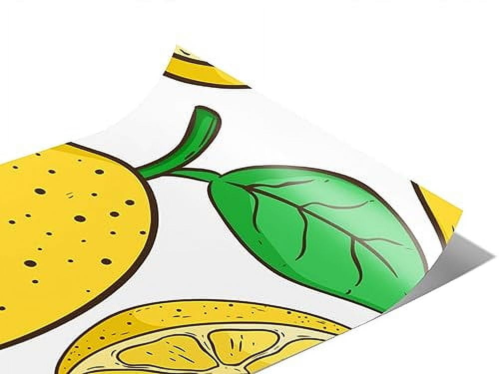 Rwraps Lemon Coming Curd Matte Vinyl Film Wrap 59in x 3ft Vinyl Vehicle ...