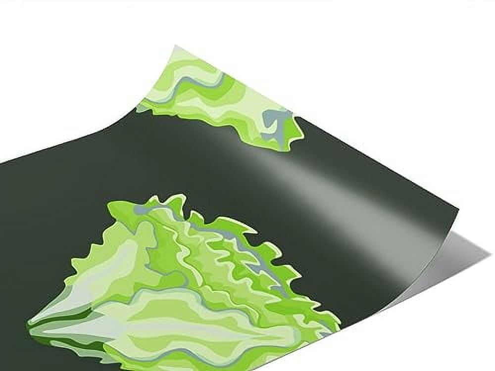 Rwraps Lettuce Vegetable Sierra Batavia Gloss Vinyl Film Wrap 59in x ...