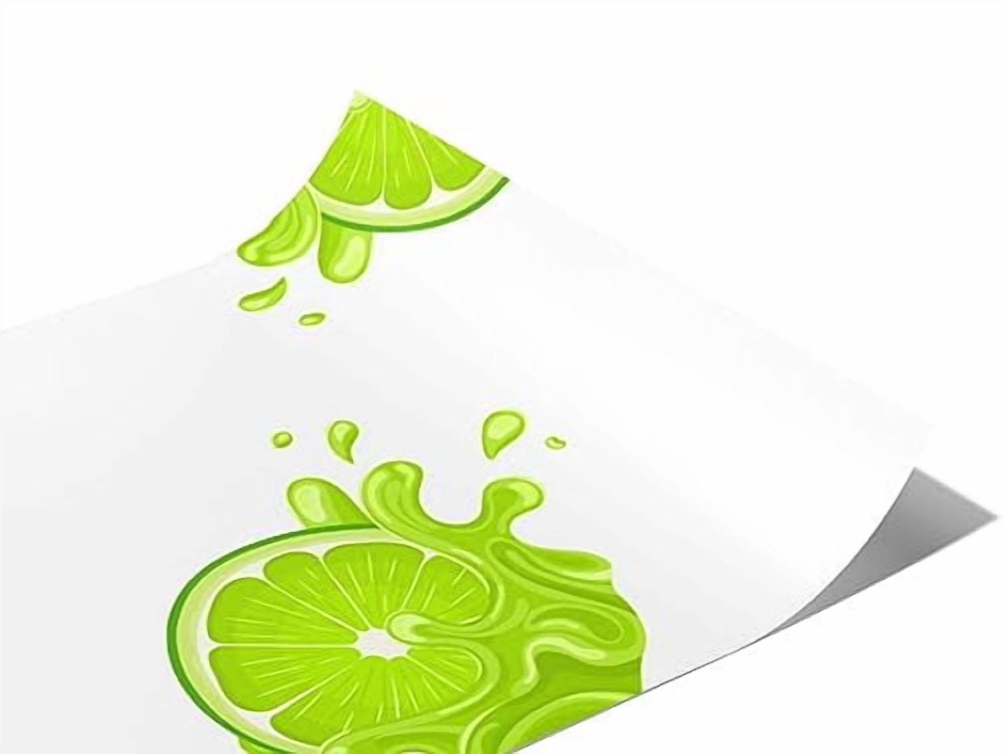 Rwraps Lime Sour Splash Gloss Vinyl Film Wrap 59in x 8ft Vinyl Vehicle ...