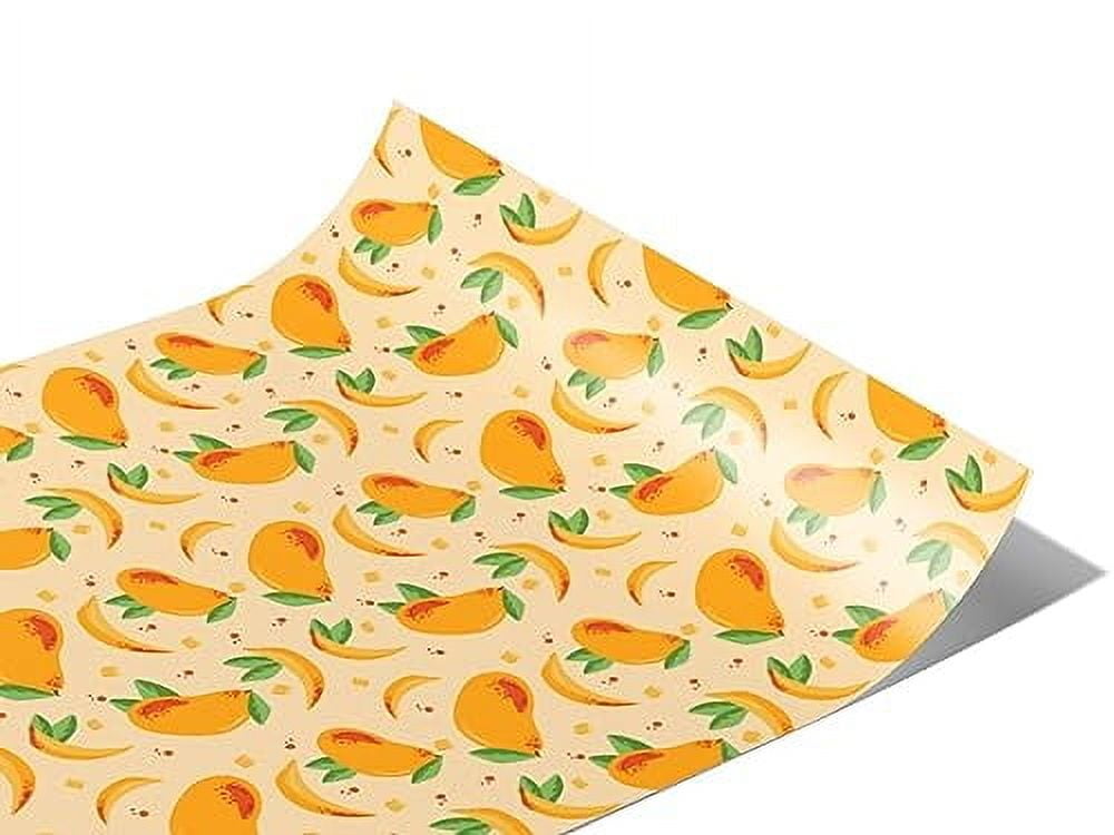 Rwraps Mango Black Rose Matte Vinyl Film Wrap 59in x 8ft Vinyl Vehicle ...