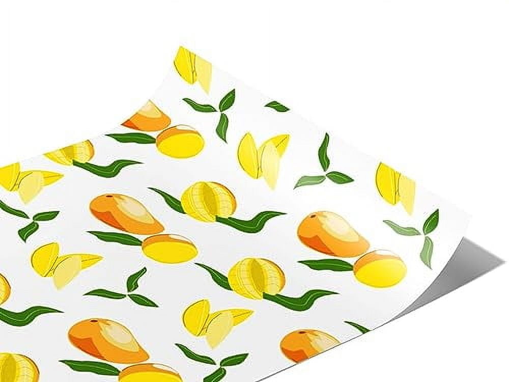 Rwraps Mango Crisp Cogshall Matte Vinyl Film Wrap 59in x 20ft Vinyl ...