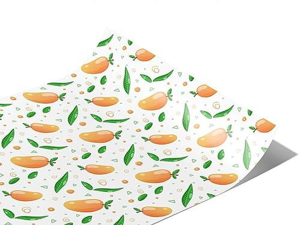 Rwraps Mango Spirit of 76 Matte Vinyl Film Wrap 59in x 6in Vinyl ...