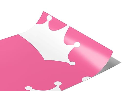 Rwraps Medieval Pink Tiaras Matte Vinyl Film Wrap 59in x 28ft Vinyl ...