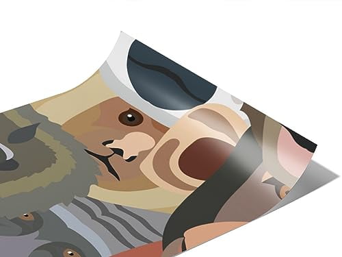 Rwraps Monkey Primate Promenade Matte Vinyl Film Wrap 59in x 19ft Vinyl ...