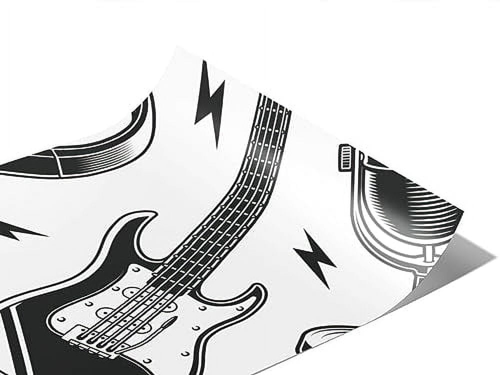 Rwraps Music Get Groovy Matte Vinyl Film Wrap 59in x 12ft Vinyl Vehicle ...