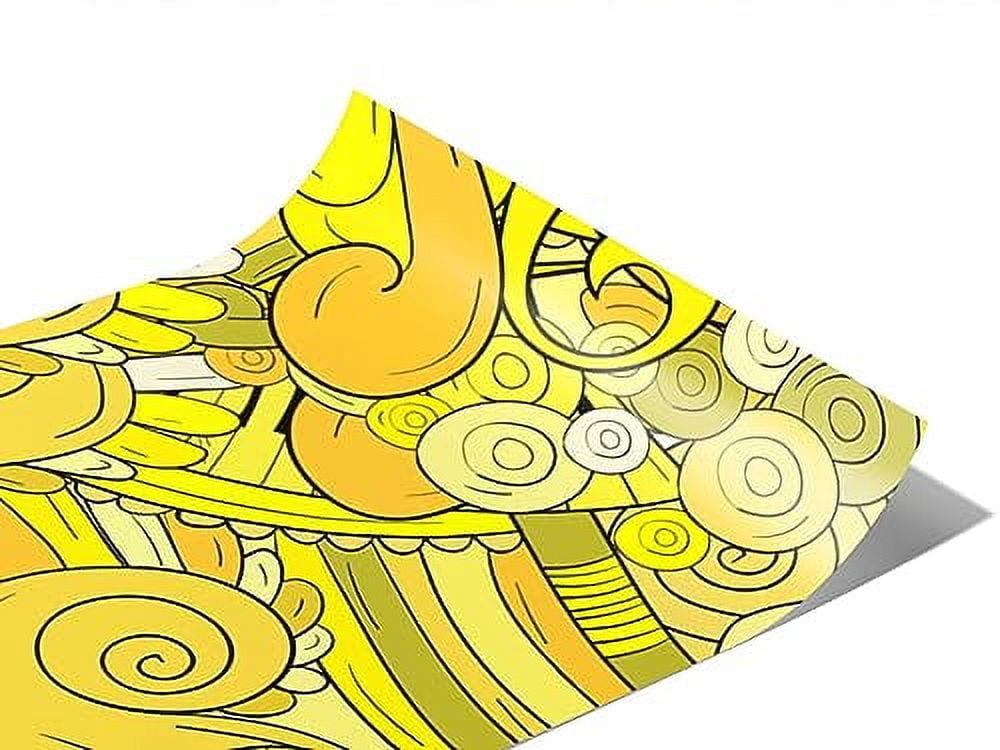 Rwraps Music Lemon Chords Matte Vinyl Film Wrap 59in x 12ft Vinyl ...