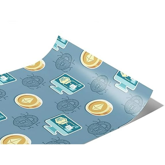 Rwraps NFT Technology Online Exchange Matte Vinyl Film Wrap 59in x 18ft ...