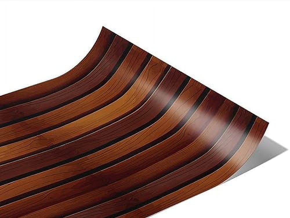 Rwraps Natural Vertical Wood Plank Dark Gradient Gloss Vinyl Film Wrap ...