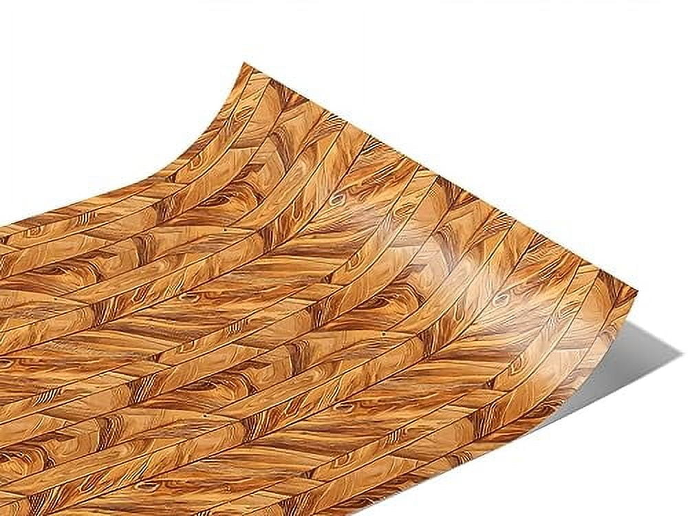 Rwraps Natural Vertical Wood Plank Soft Splendor Gloss Vinyl Film Wrap ...