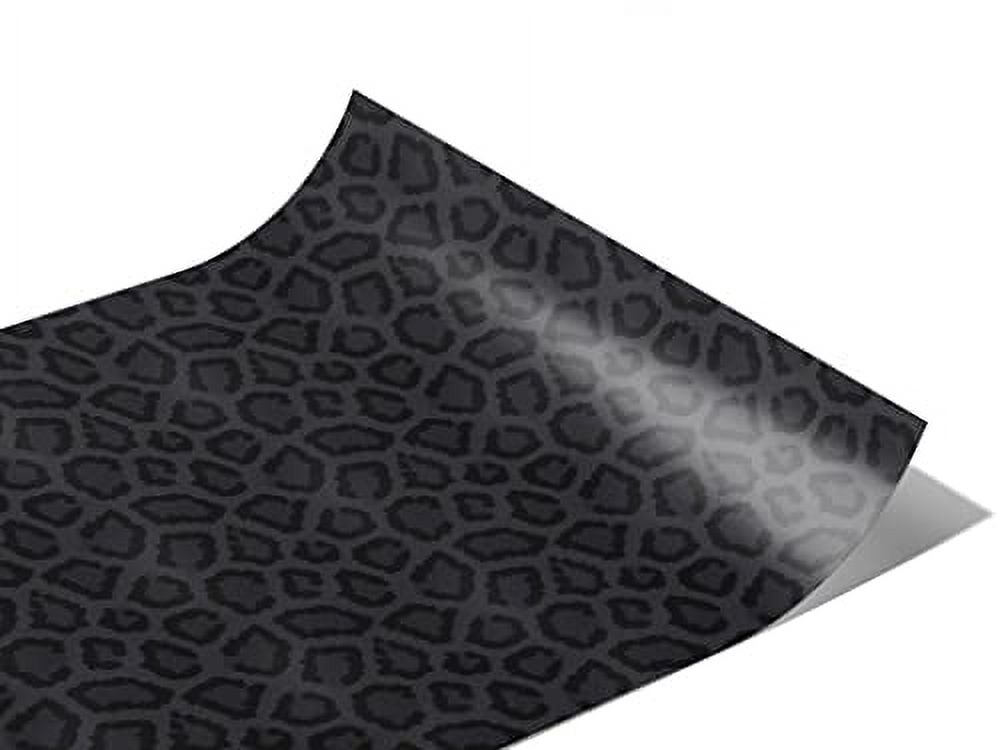 Rwraps Negro Panther Matte Vinyl Film Wrap 59in x 4ft Vinyl Vehicle Car ...