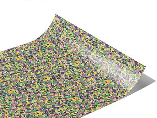 Rwraps Neon Camouflage Green Sprinkles Gloss Vinyl Film Wrap 59in x 8ft ...