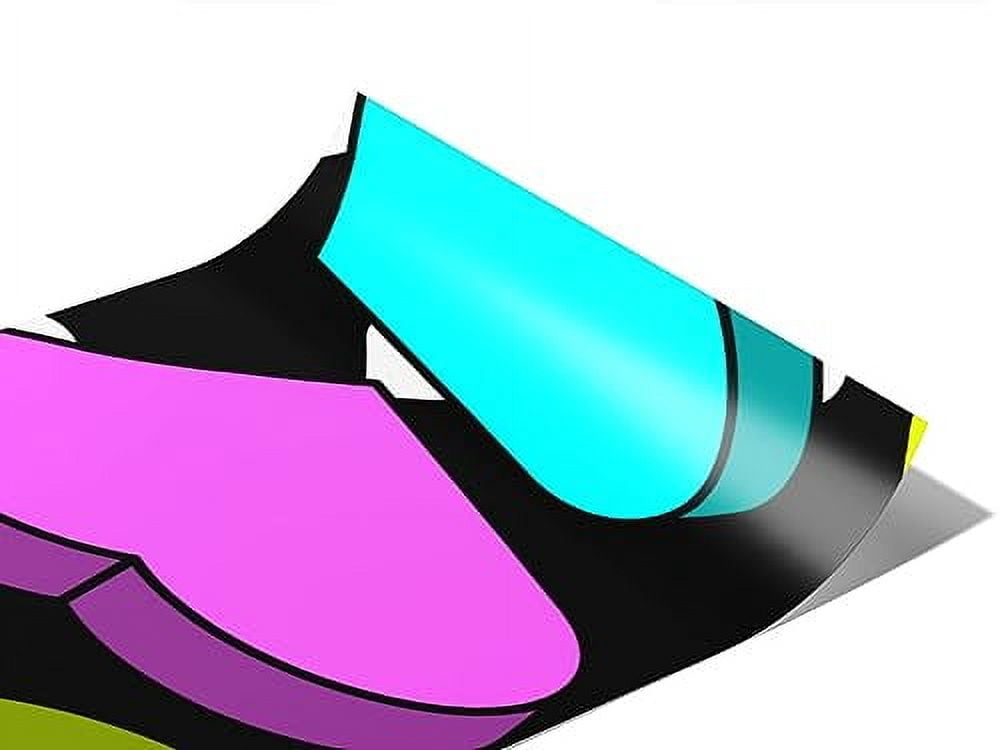 Rwraps Neon Heart Candygram Crunch Gloss Vinyl Film Wrap 59in x 17ft ...
