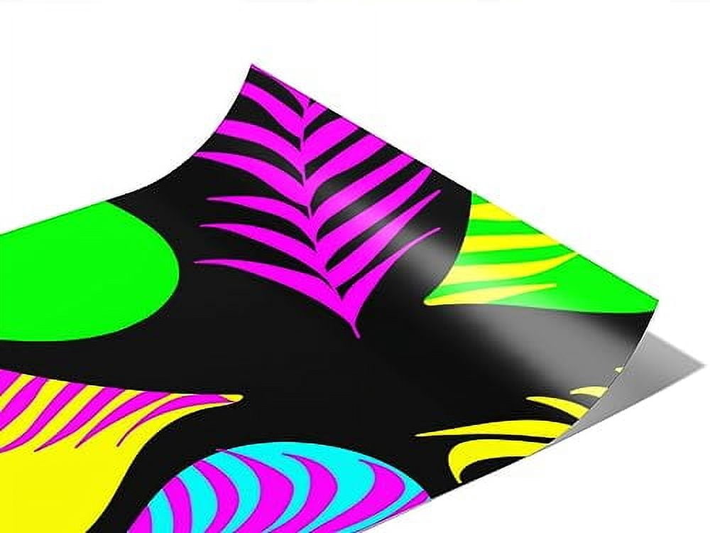 Rwraps Neon Heart Fly High Gloss Vinyl Film Wrap 59in x 2ft Vinyl ...