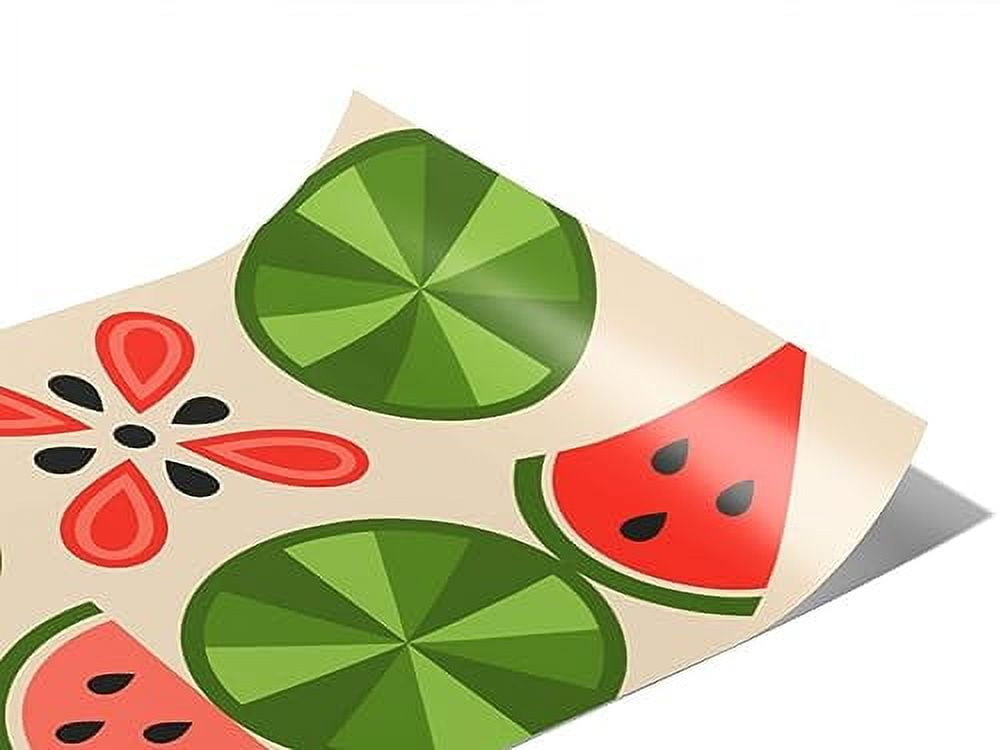 Rwraps Novelty Mosaic Watermelon Cravings Matte Vinyl Film Wrap 59in x ...
