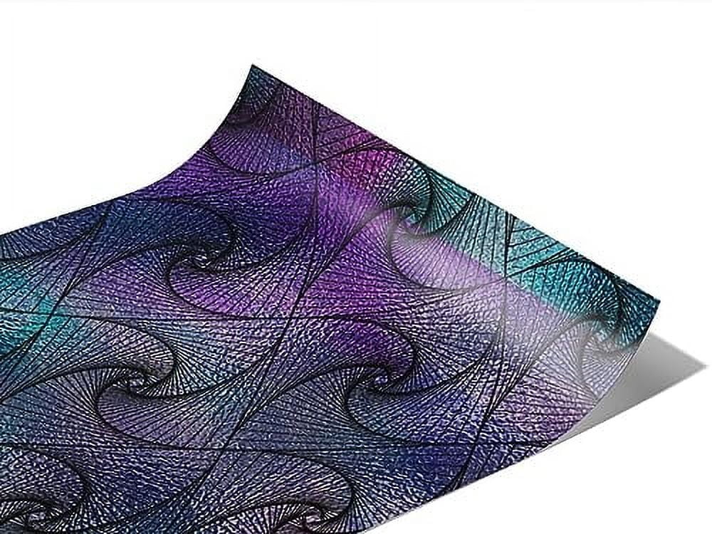 Rwraps Optical Illusion Iridescent Zentangle Matte Vinyl Film Wrap 59in ...