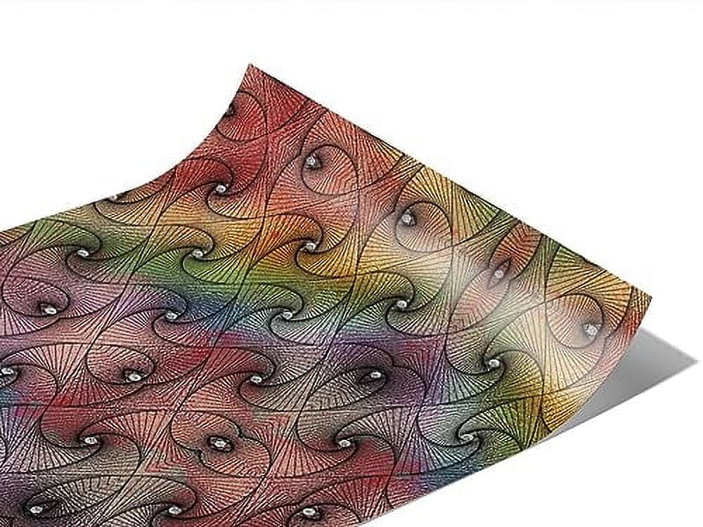 Rwraps Optical Illusion Rainbows and Diamonds Gloss Vinyl Film Wrap ...