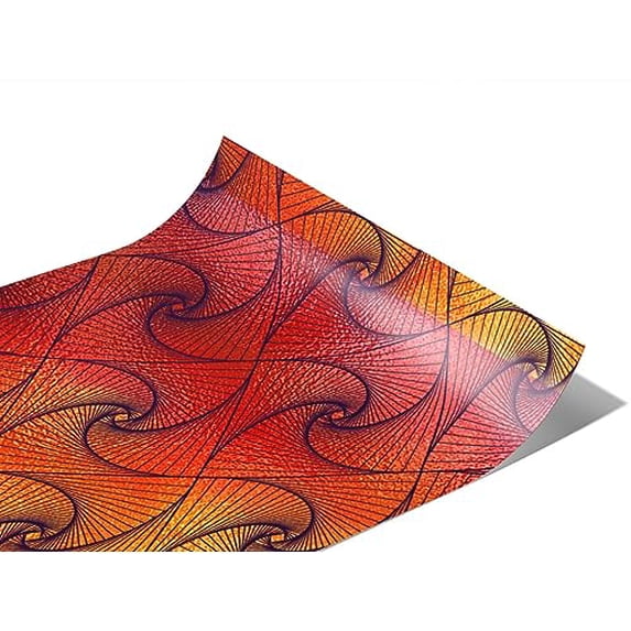 Rwraps Optical Illusion Sunset Tangles Matte Vinyl Film Wrap 59in x 9ft ...