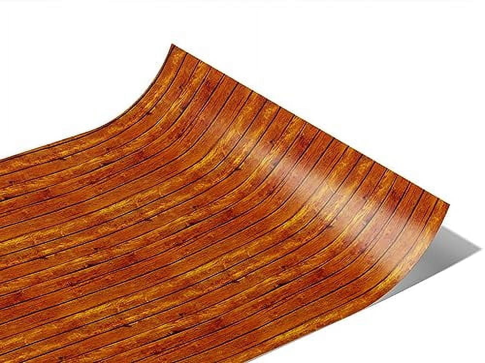 Rwraps Orange Wood Plank Carrot Gloss Vinyl Film Wrap 59in x 12ft Vinyl ...