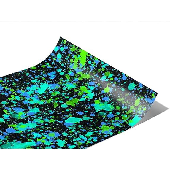 Rwraps Paint Splatter Bad Boys Gloss Vinyl Film Wrap 59in x 20ft Vinyl ...