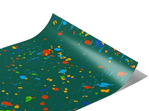 Rwraps Paint Splatter Capturing Moods Gloss Vinyl Film Wrap 59in x 3ft ...