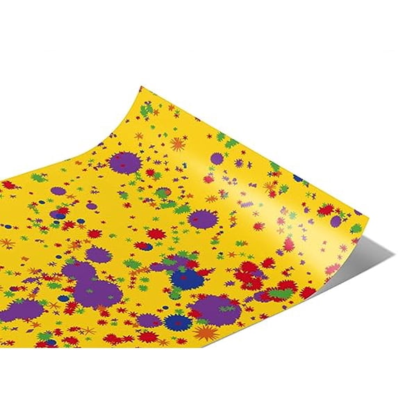 Rwraps Paint Splatter Colorful Classroom Matte Vinyl Film Wrap 59in x ...