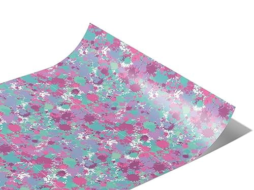 Rwraps Paint Splatter Courtship Dating Matte Vinyl Film Wrap 59in x ...