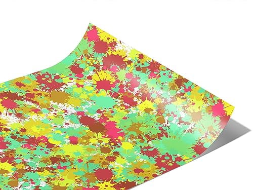 Rwraps Paint Splatter Filthy Freaks Matte Vinyl Film Wrap 59in x 6ft ...