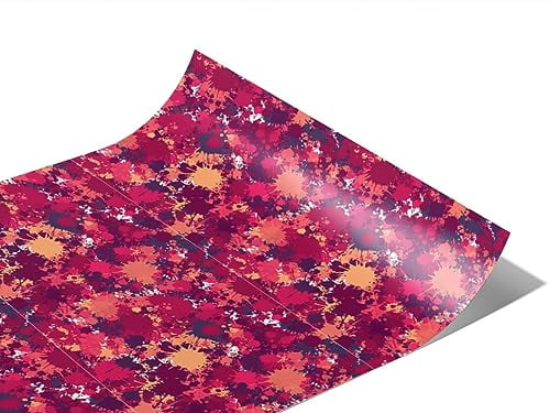 Rwraps Paint Splatter Love Resurrection Gloss Vinyl Film Wrap 59in x ...