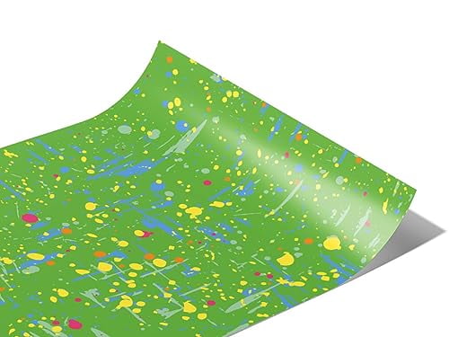 Rwraps Paint Splatter Simple Memories Matte Vinyl Film Wrap 59in x 14ft ...