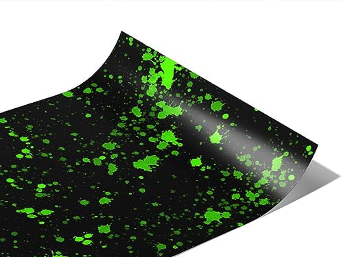 Rwraps Paint Splatter Totally Toxic Gloss Vinyl Film Wrap 59in x 21ft ...
