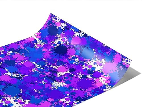Rwraps Paint Splatter We Sink Matte Vinyl Film Wrap 59in x 6ft Vinyl ...