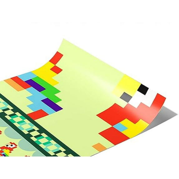 Rwraps Parrot Pixelated Dialogue Gloss Vinyl Film Wrap 59in x 5ft Vinyl ...