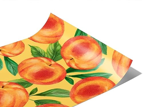 Rwraps Peach Yellow Peachy Keen Gloss Vinyl Film Wrap 59in x 14ft Vinyl ...