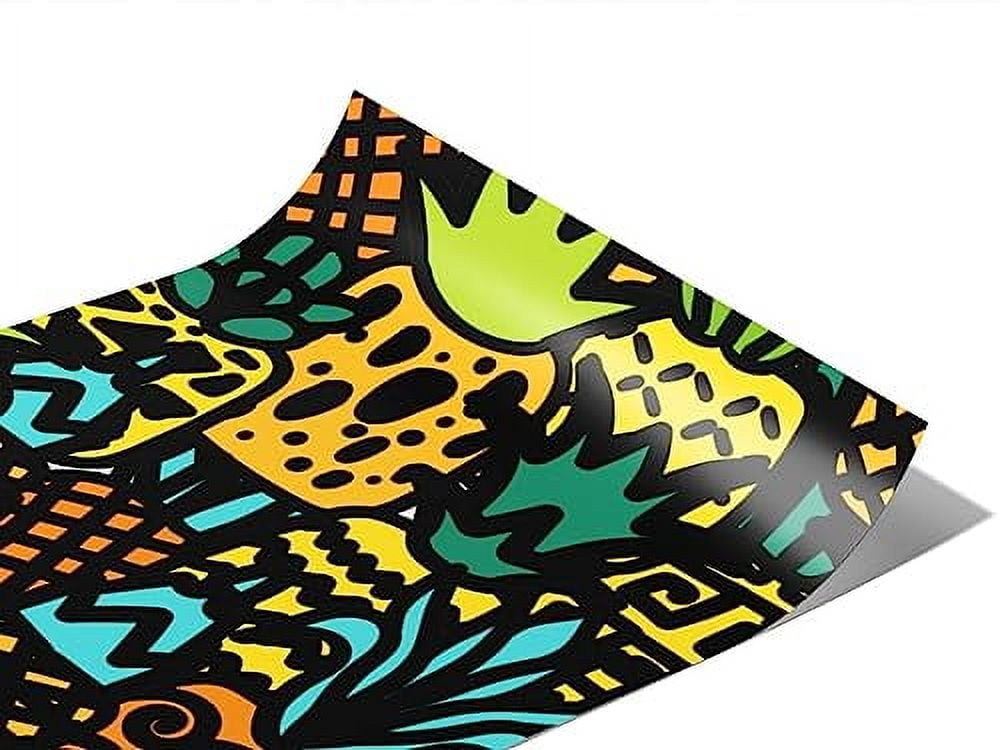 Rwraps Pineapple Brazilian Luxury Gloss Vinyl Film Wrap 59in x 2ft ...
