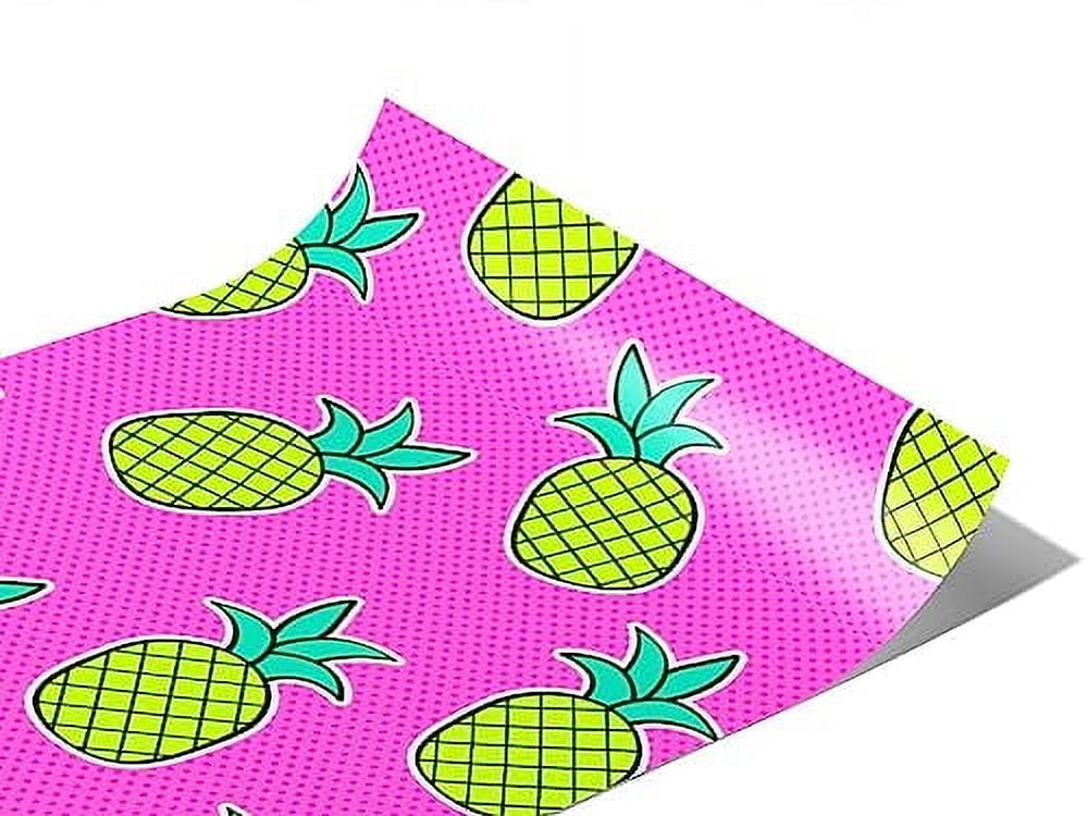 Rwraps Pineapple Poppin Pine Matte Vinyl Film Wrap 59in x 16ft Vinyl ...